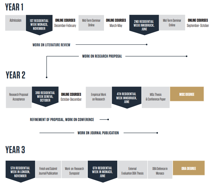 DBA PROGRAM STRUCTURE